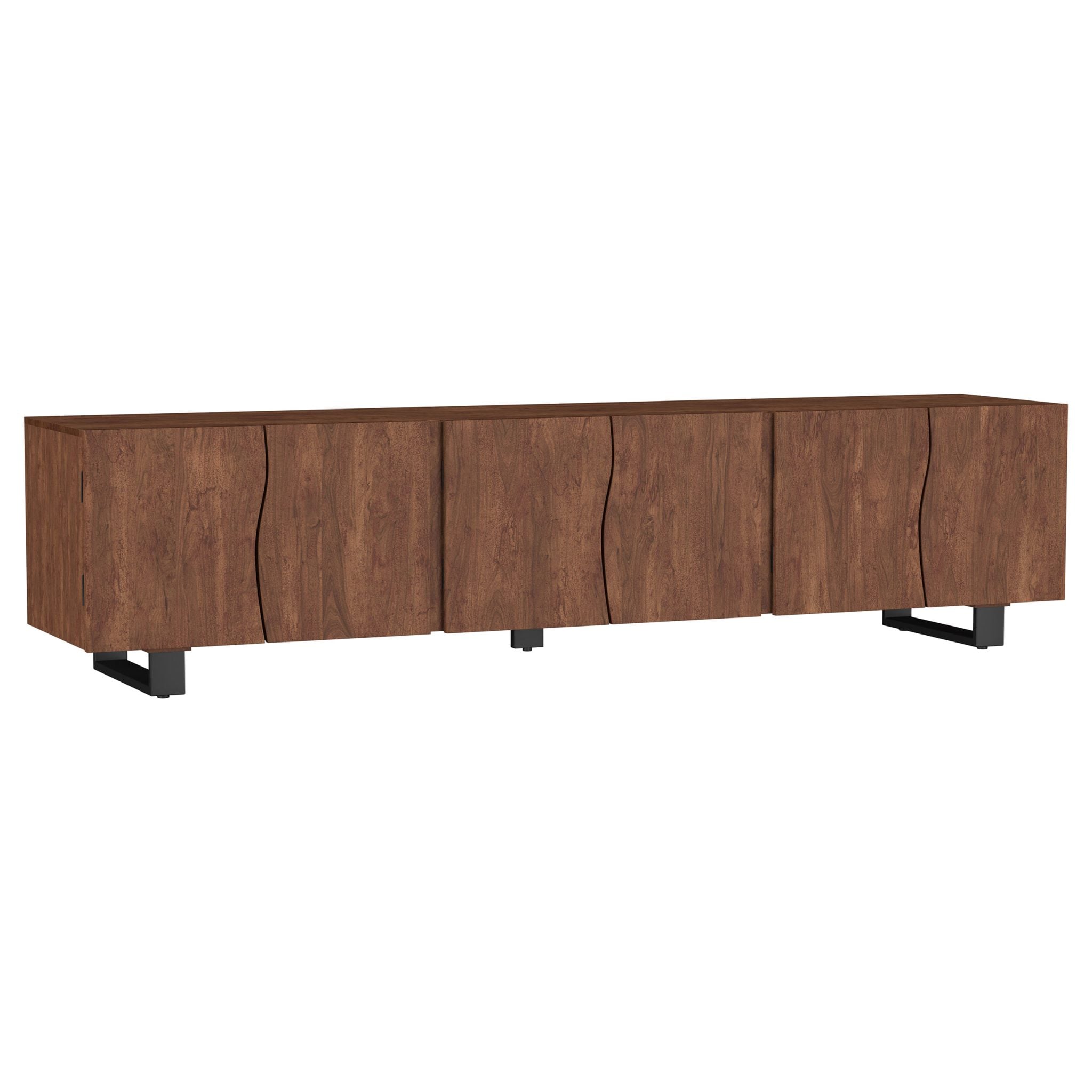 Trask Brown Mango Wood Tv Stand - KFROOMS